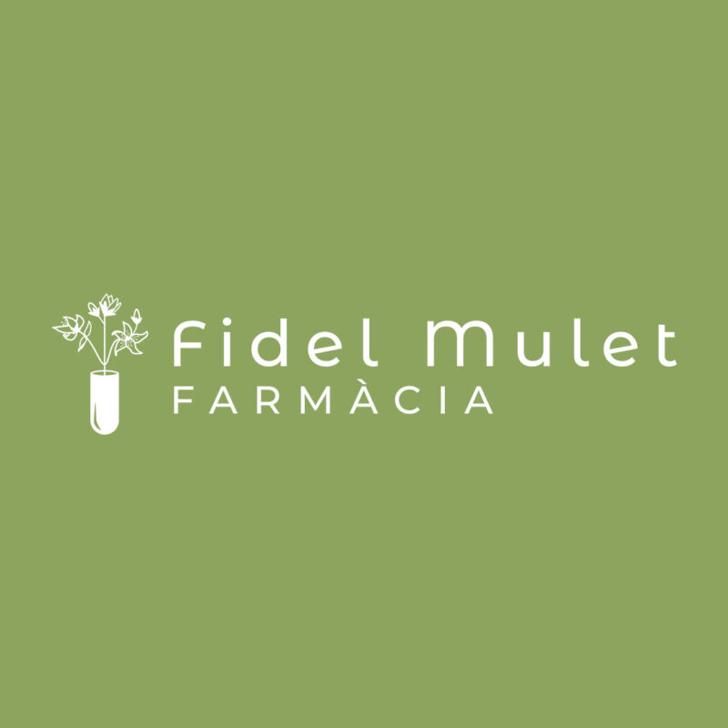 Logotip per a la Farmàcia Fidel Mulet - Tercer Primera